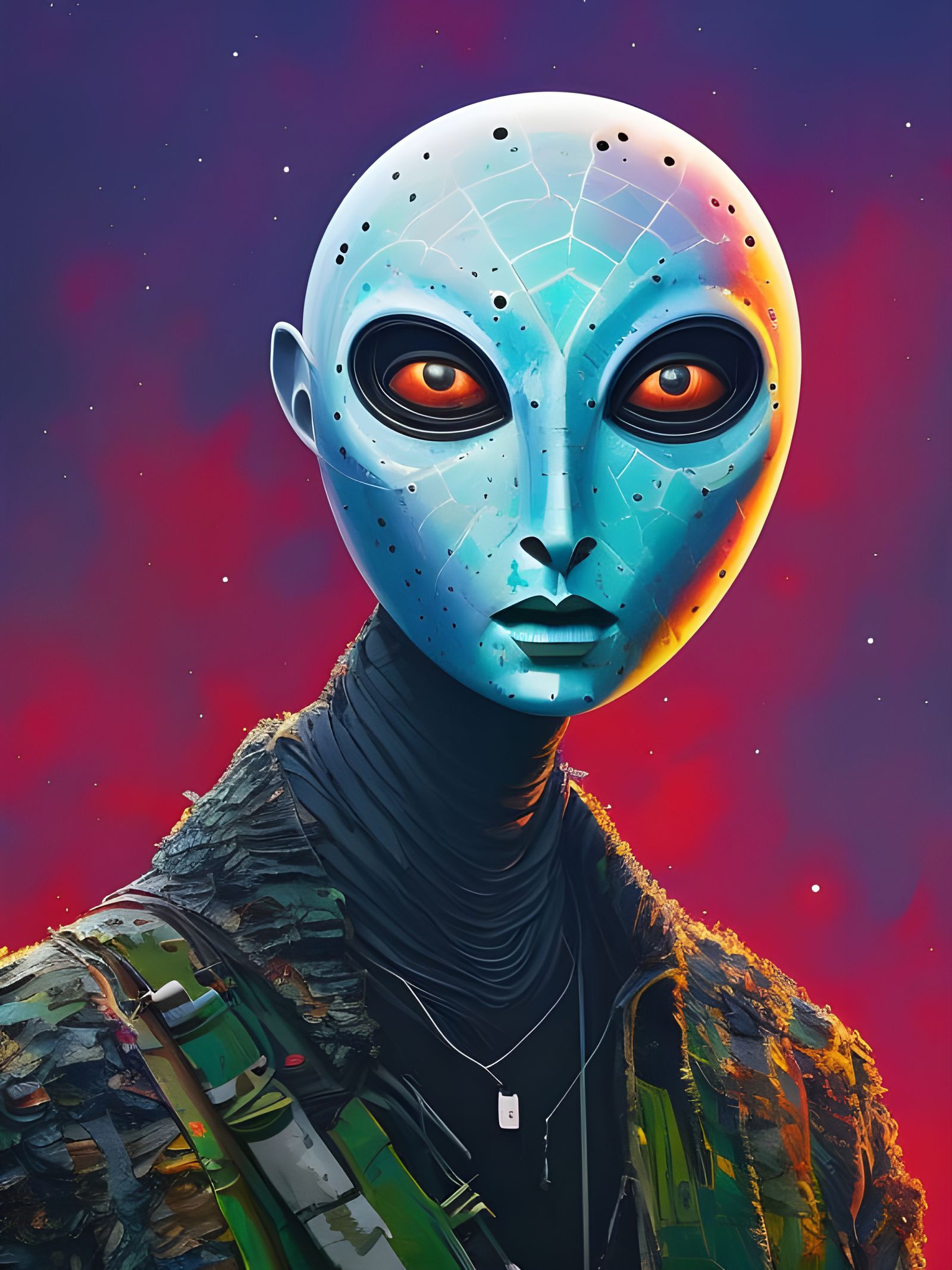 Alien Reimagined - AI Generated Artwork - NightCafe Creator