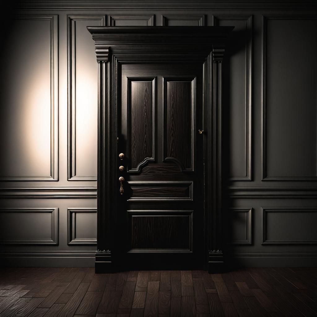 ominous door - AI Generated Artwork - NightCafe Creator