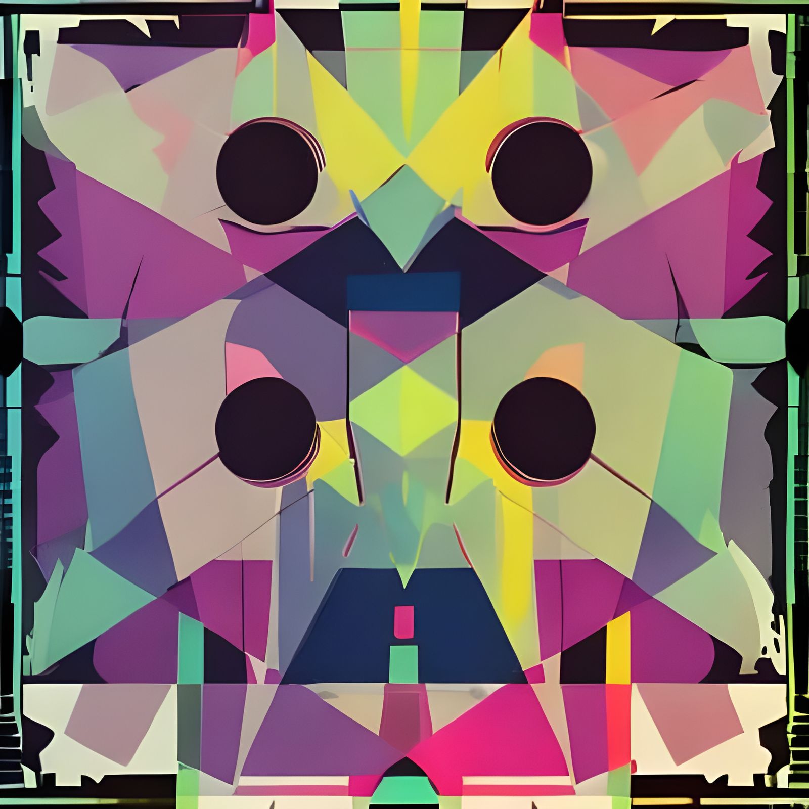 futuristic post stamp - AI Generated Artwork - NightCafe Creator