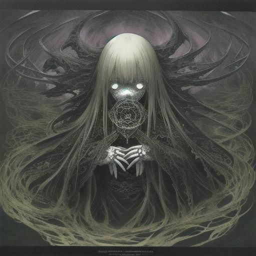 髪の魔女 | missing manga - AI Generated Artwork - NightCafe Creator