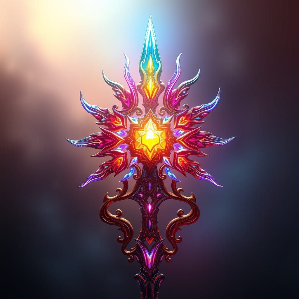 prismatic emblem - Mystical Prismatic Glaive Against Gradien...