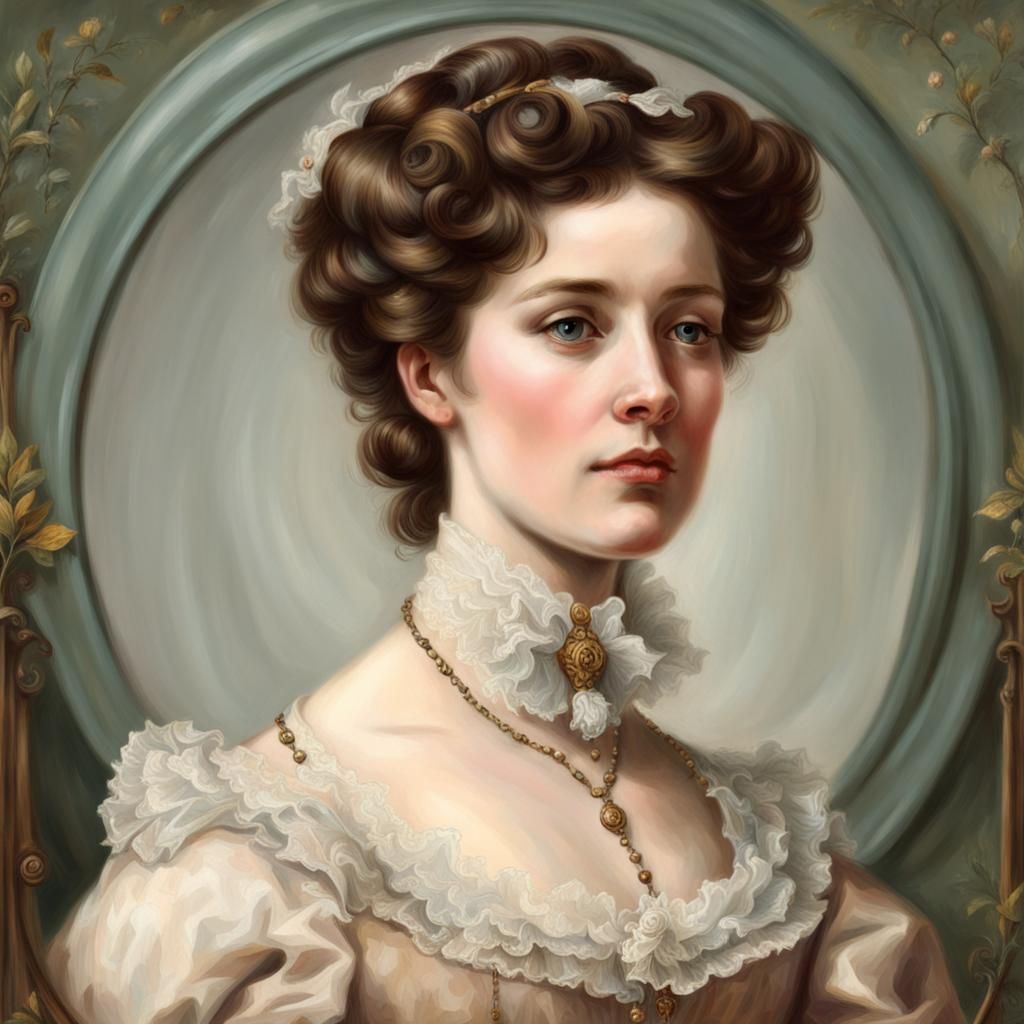 Portrait of a Victorian lady - AI Generated Artwork - NightCafe Creator