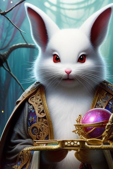 Holy rabbit - AI Generated Artwork - NightCafe Creator