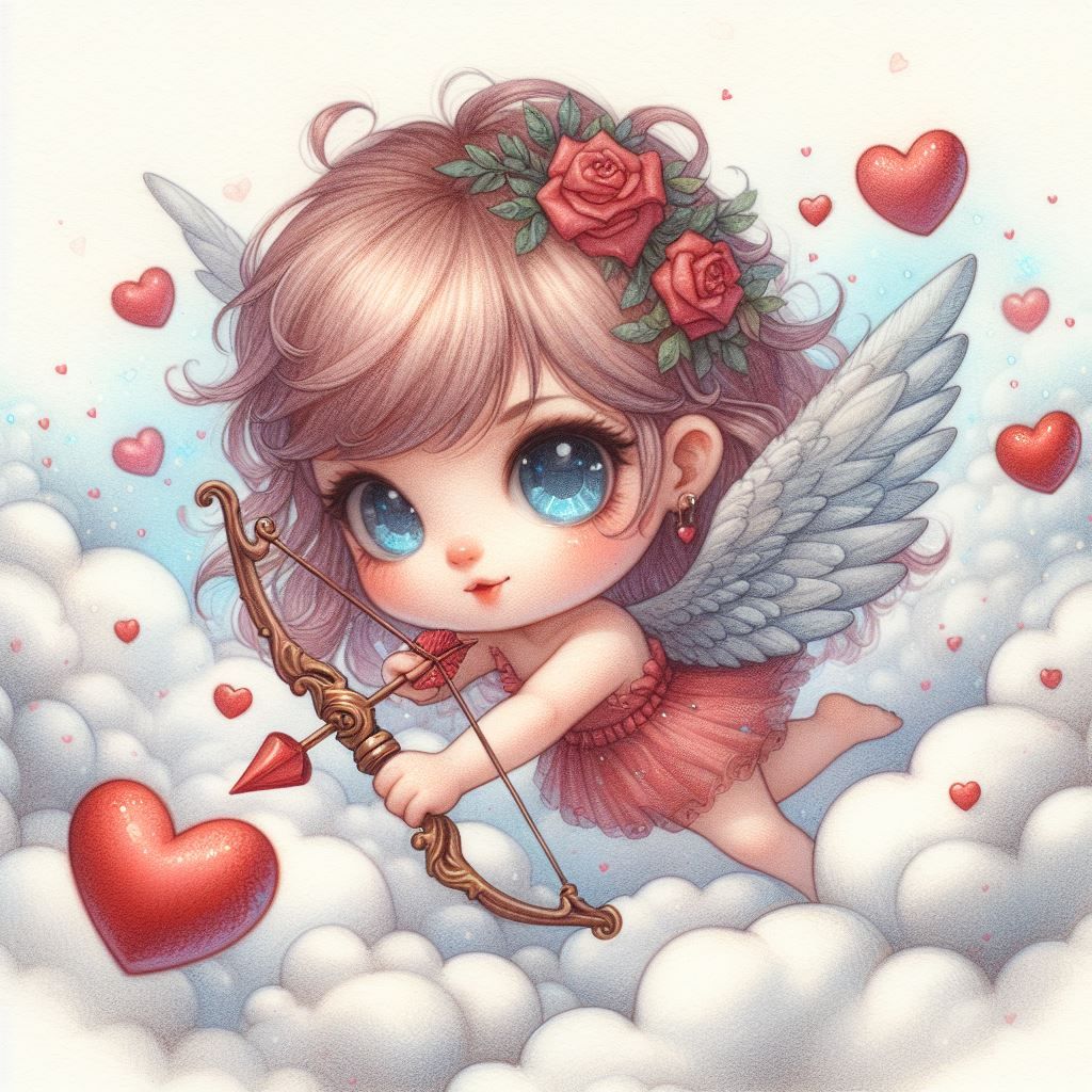 Chibi Cupid - AI Generated Artwork - NightCafe Creator