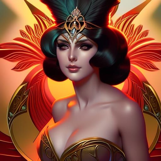 Burlesque Dancer 1920s - AI Generated Artwork - NightCafe Creator