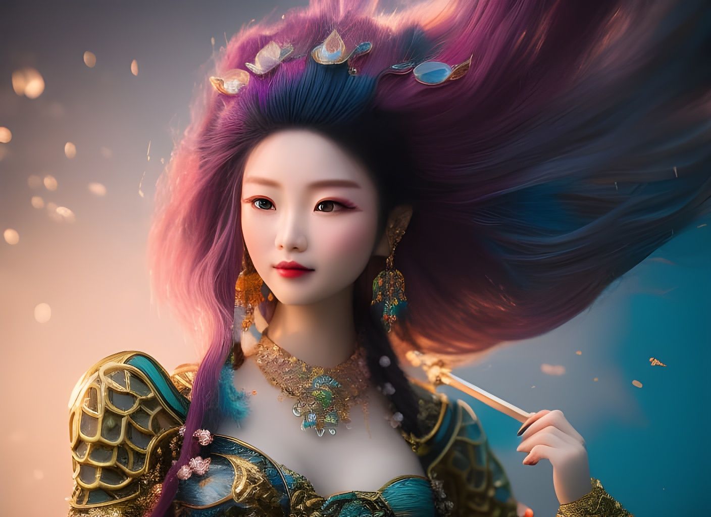 Mermaids - 3 - AI Generated Artwork - NightCafe Creator