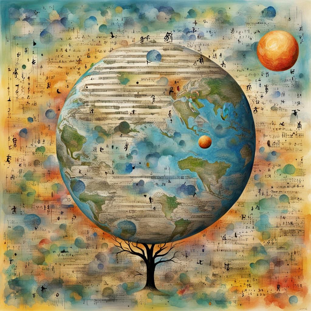 Symbolic Earth - AI Generated Artwork - NightCafe Creator