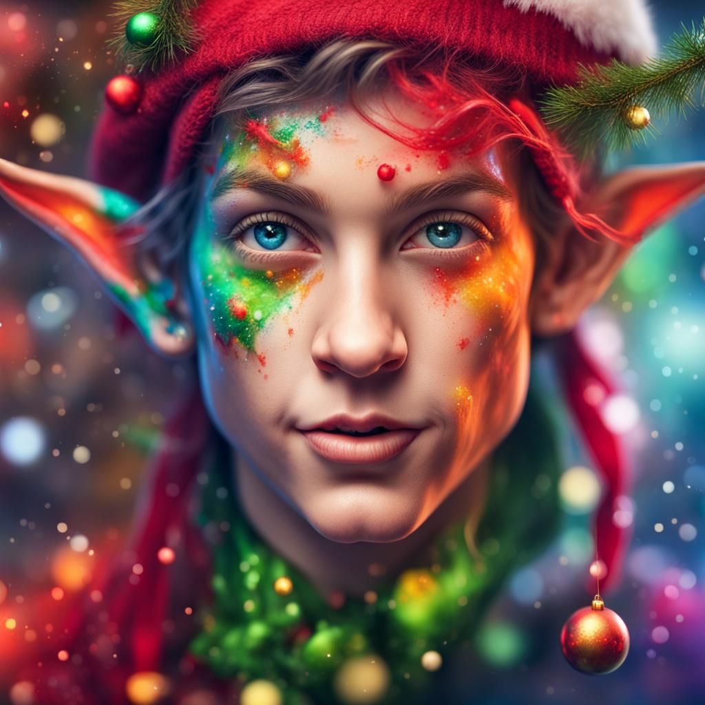 Christmas Elf 3 - AI Generated Artwork - NightCafe Creator