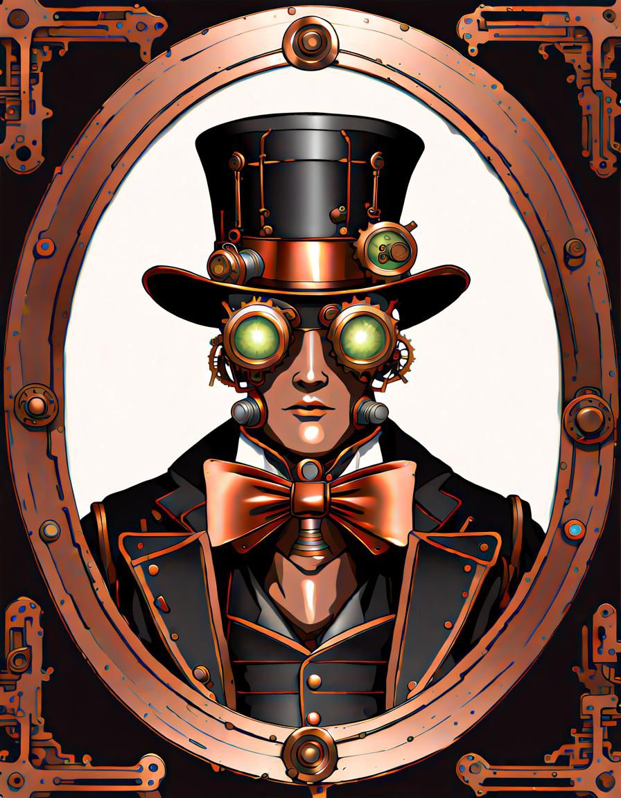 Steampunk android - AI Generated Artwork - NightCafe Creator
