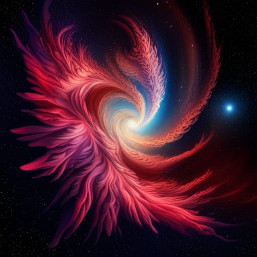 Phoenix Nebula - AI Generated Artwork - NightCafe Creator