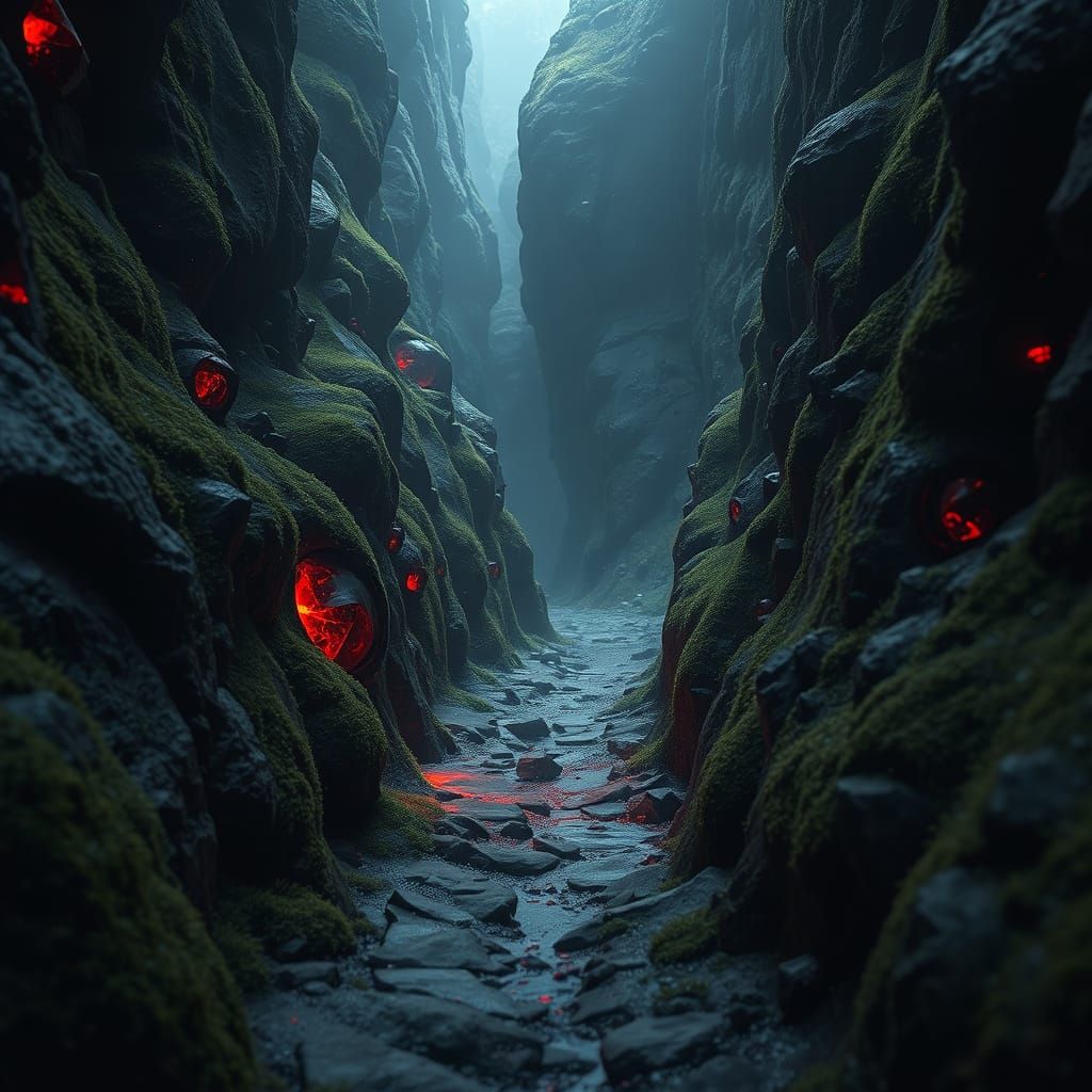 The Path of Echoing Shards - Twilight Crystal Caverns in Dar...