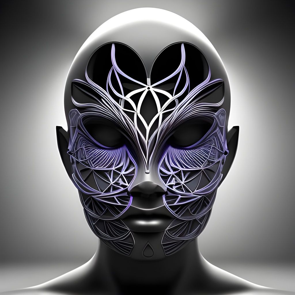 Futuristic Mask - AI Generated Artwork - NightCafe Creator
