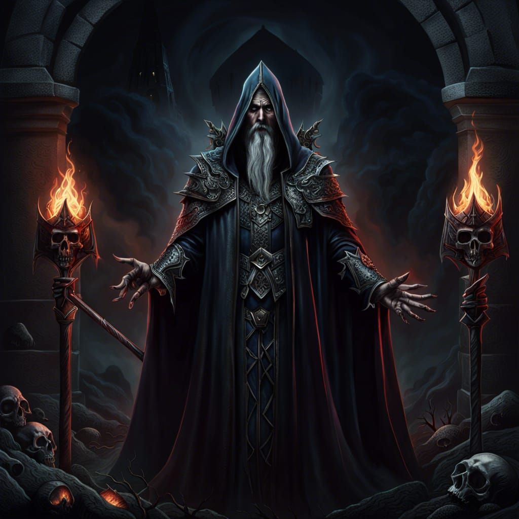 Medieval Necromancer - AI Generated Artwork - NightCafe Creator