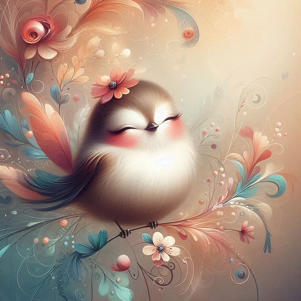 Cute Bird - AI Generated Artwork - NightCafe Creator