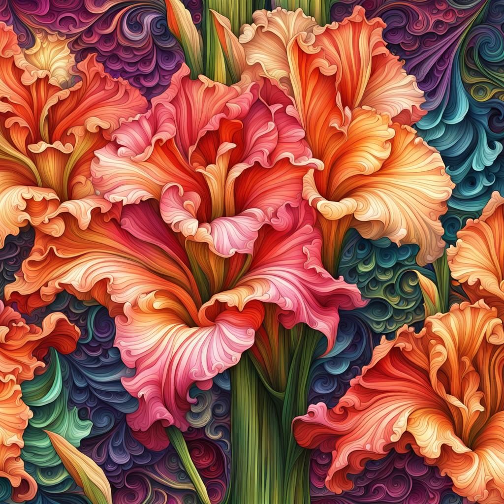 Flowers - AI Generated Artwork - NightCafe Creator