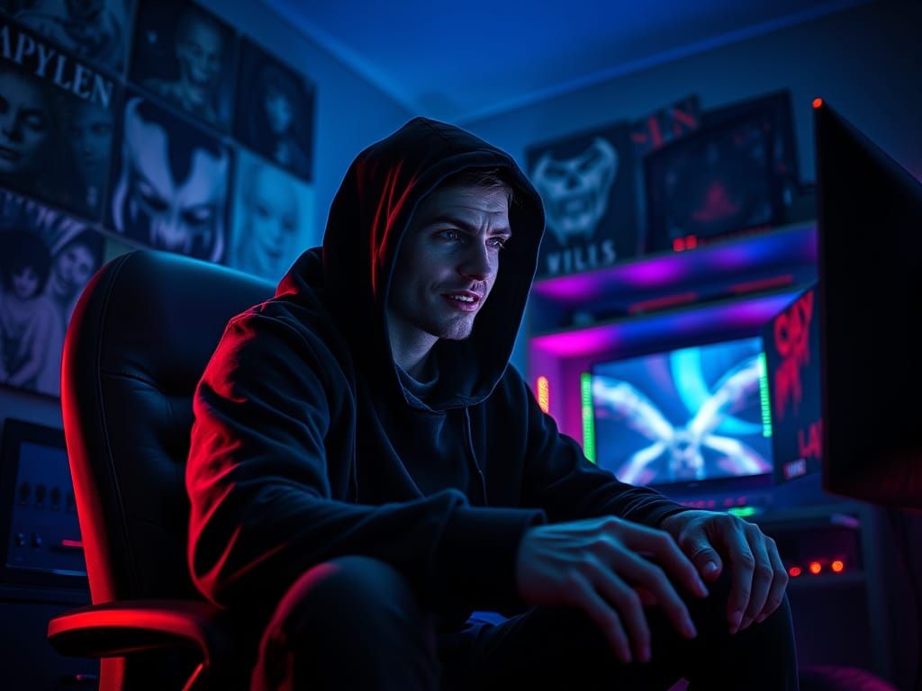 "Vampire Gamer Streamimas Night Night Night"