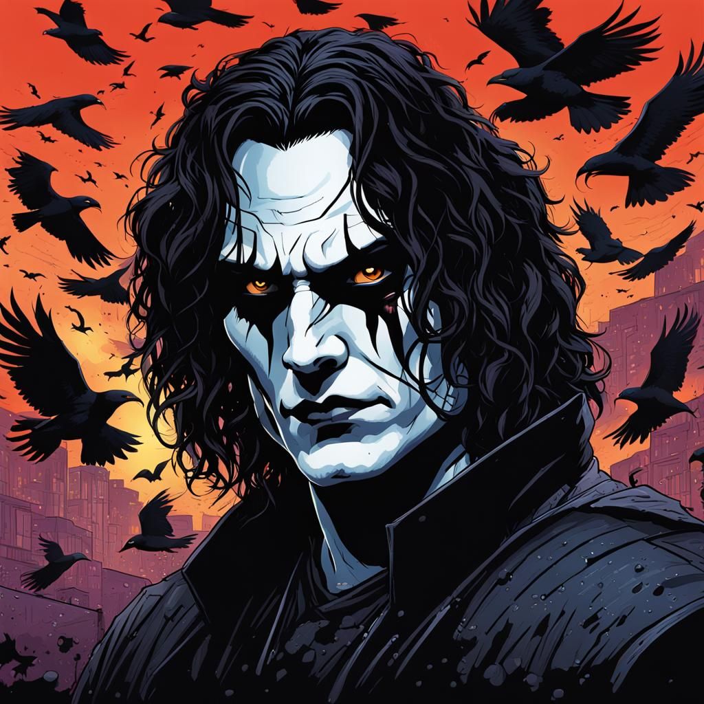 Eric Draven - AI Generated Artwork - NightCafe Creator