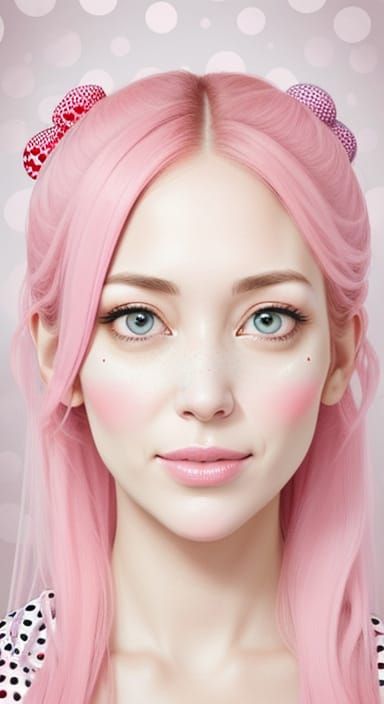 Ethereal Lady in a Vibrant Enchanted Forest - AI Art