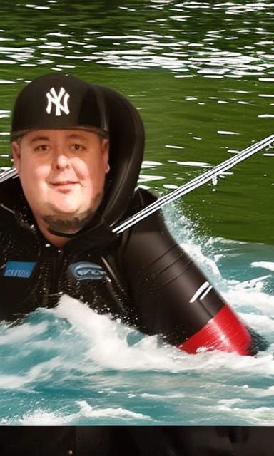 Merkules water skiing - AI Generated Artwork - NightCafe Creator