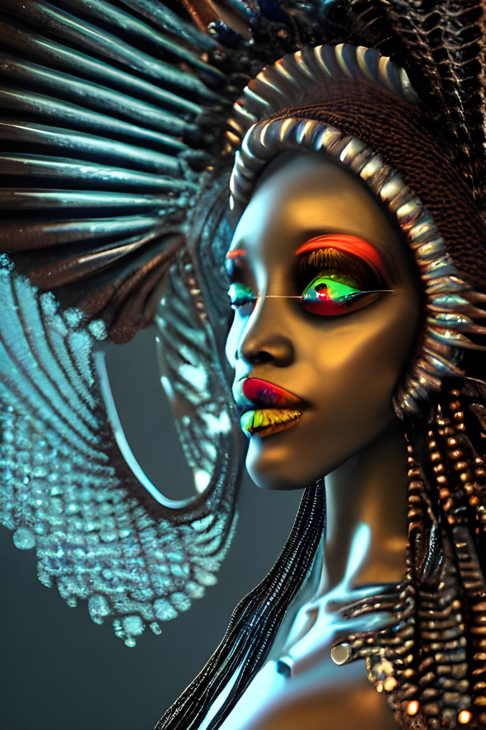 Colorful Voodoo Goddess 13 🧞‍♀️ prints and more available @Society6 ...