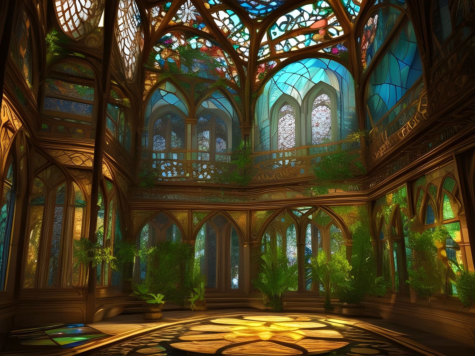 Windows Everywhere - AI Generated Artwork - NightCafe Creator