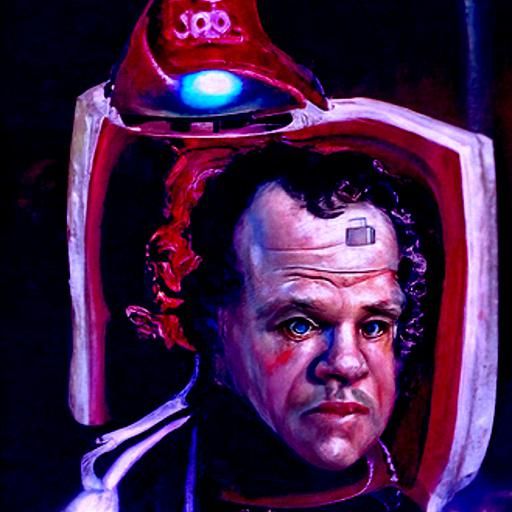 John C. Reilly Cyborg - AI Generated Artwork - NightCafe Creator