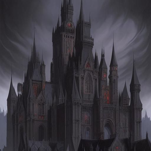 Gothic Castle - AI Generated Artwork - NightCafe Creator