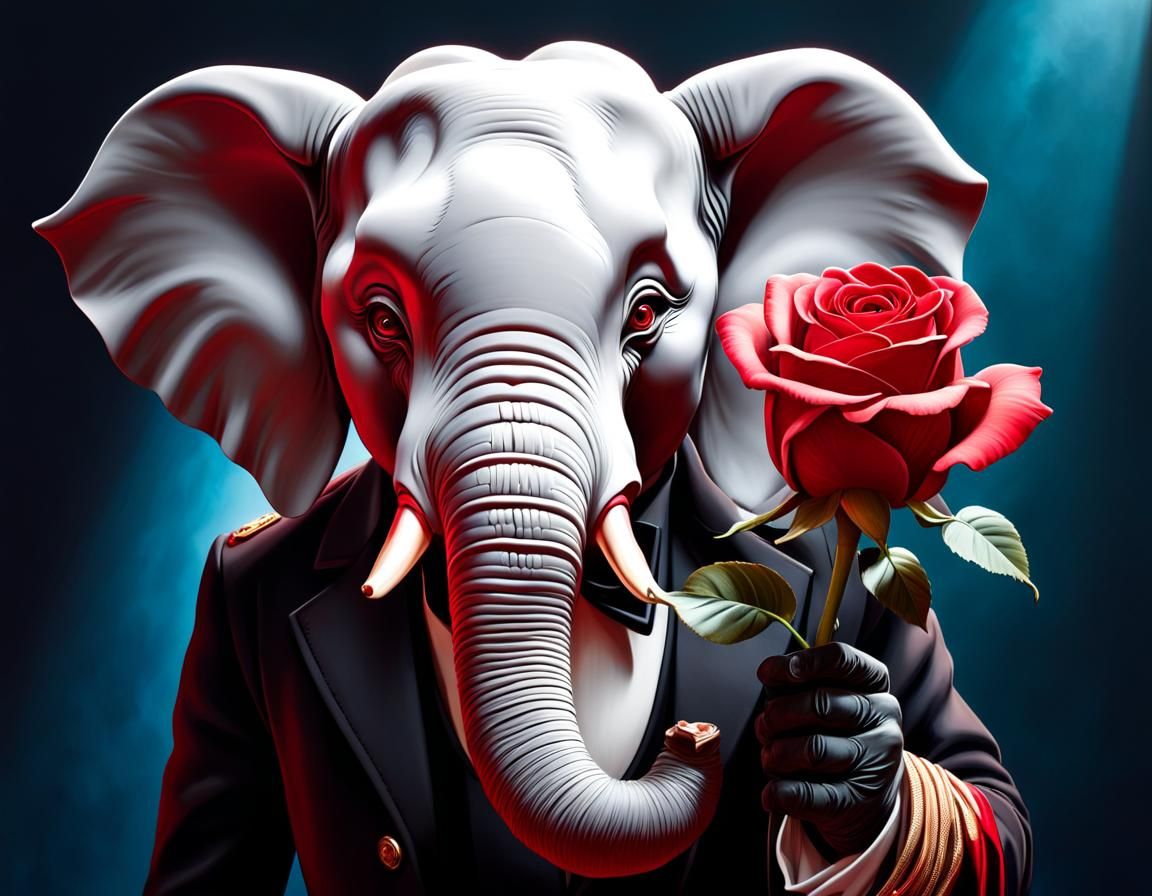 Elephantom of the Opera - AI Generated Artwork - NightCafe Creator
