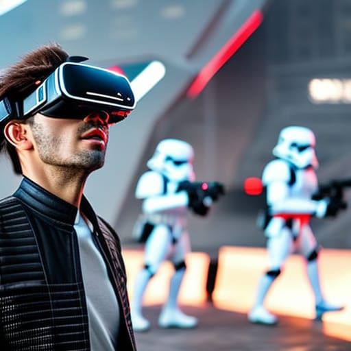 Vr traveling around a Star Wars city - AI Generated Artwork - NightCafe ...