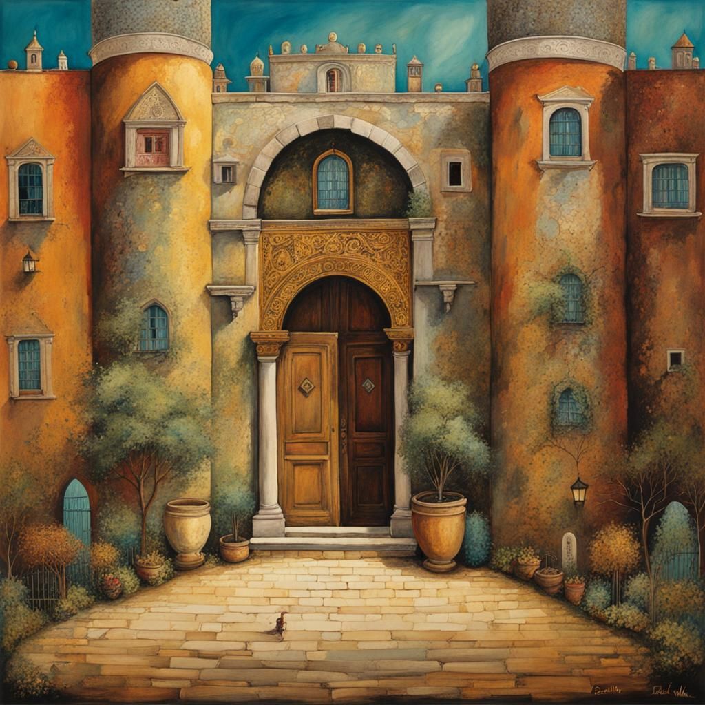 Epic Entrance - AI Generated Artwork - NightCafe Creator