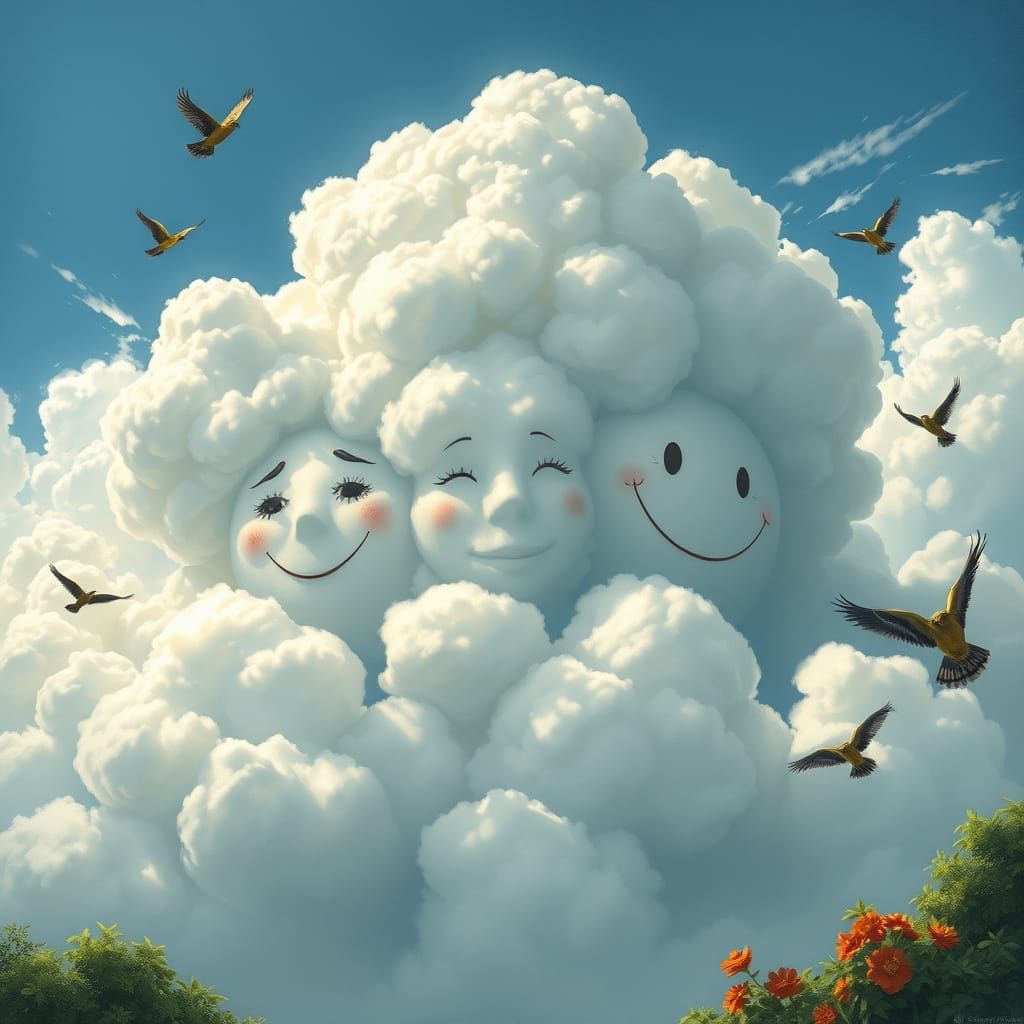 Cloud faces - Cloud faces