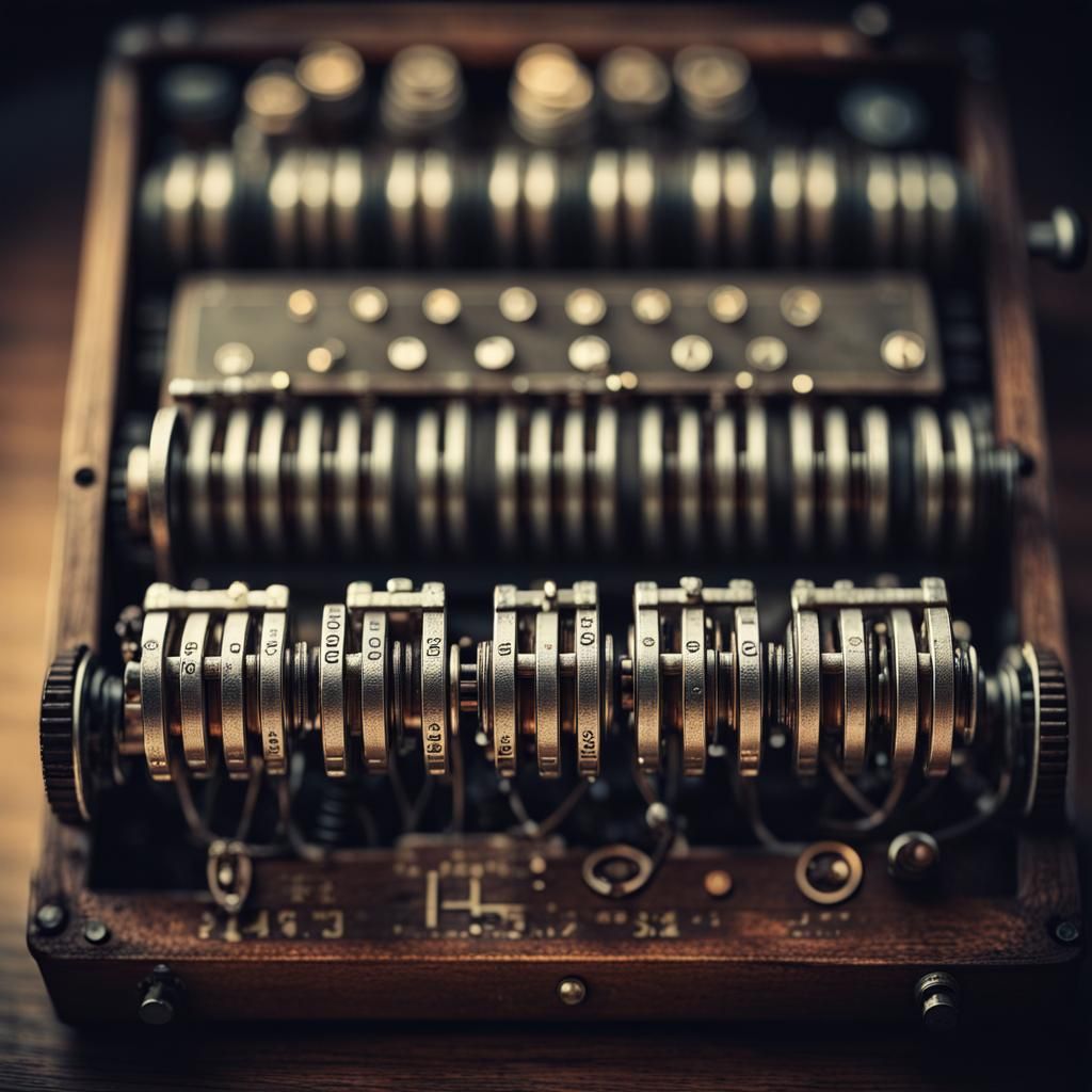 enigma machin - AI Generated Artwork - NightCafe Creator