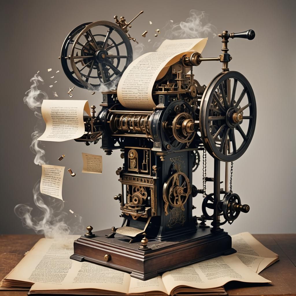 The auto typer - AI Generated Artwork - NightCafe Creator