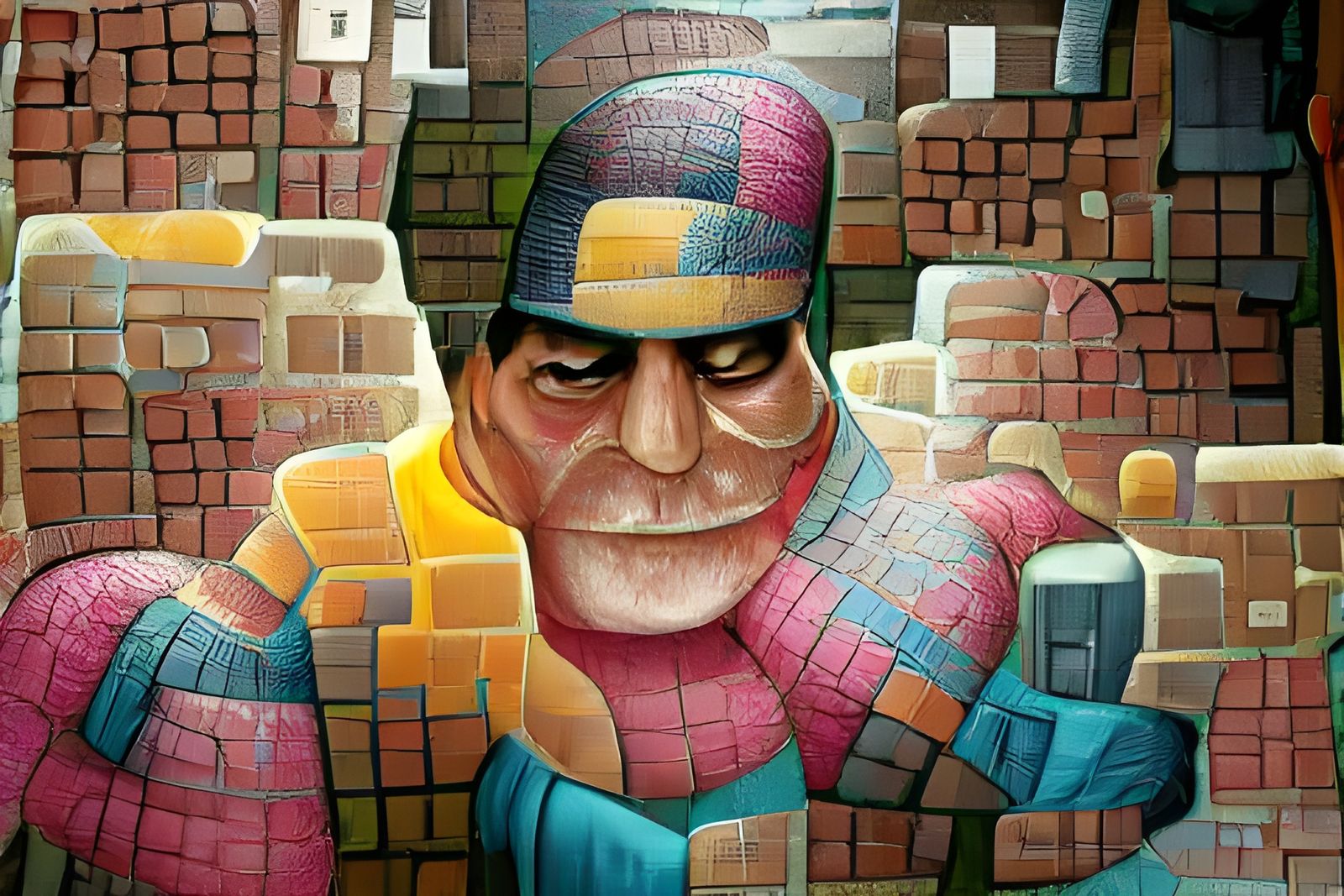 The mastic man by John Romita Jr - AI Generated Artwork - NightCafe Creator