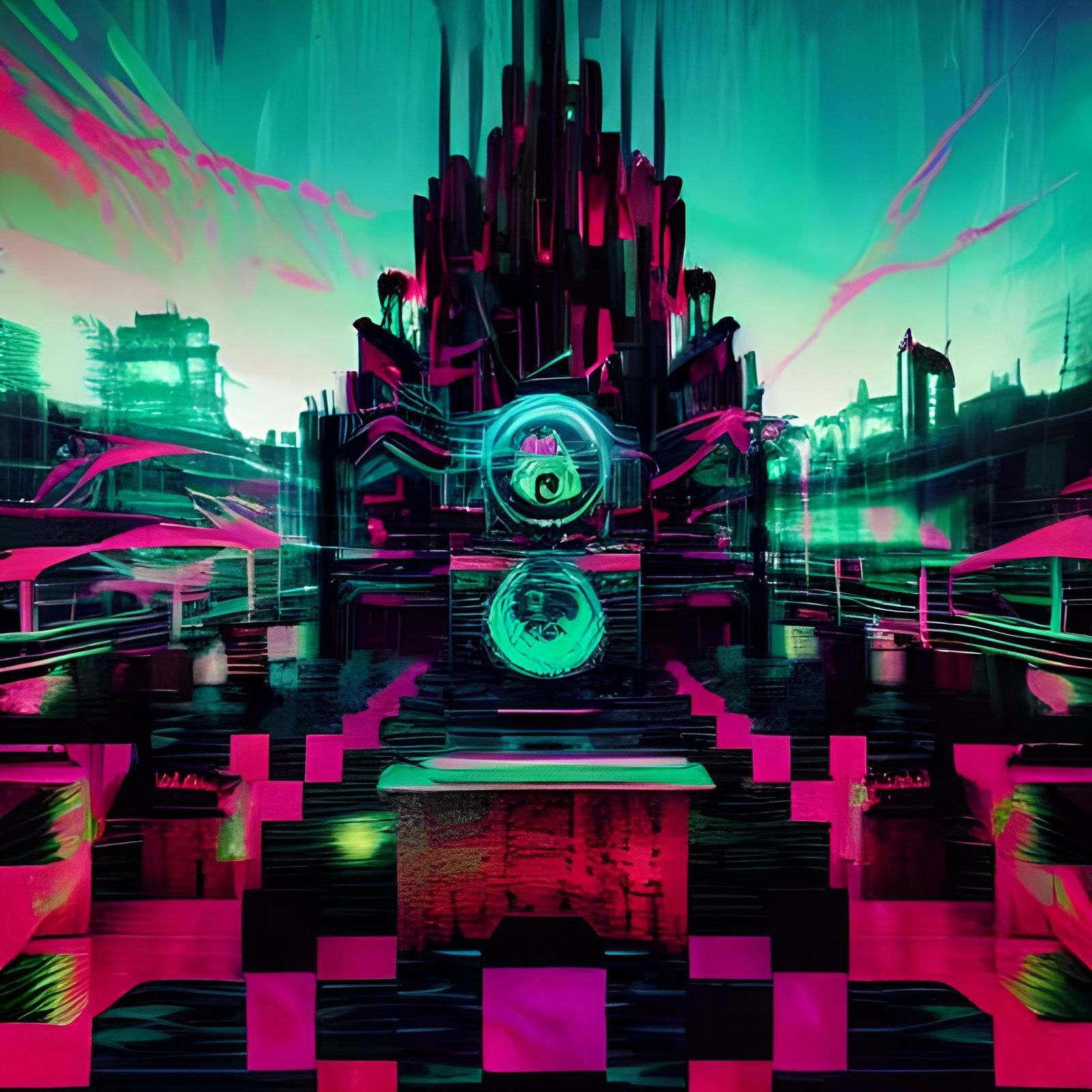 Antipathique gothic art psychedelic art mysterious elaborate colorful ...