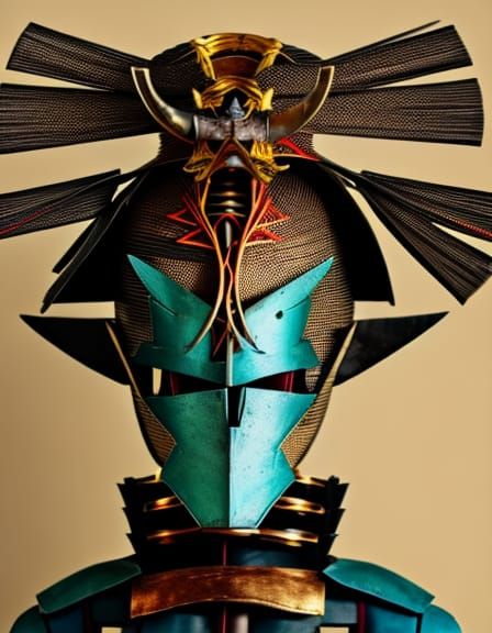 Mantis Samurai Mask - AI Generated Artwork - NightCafe Creator