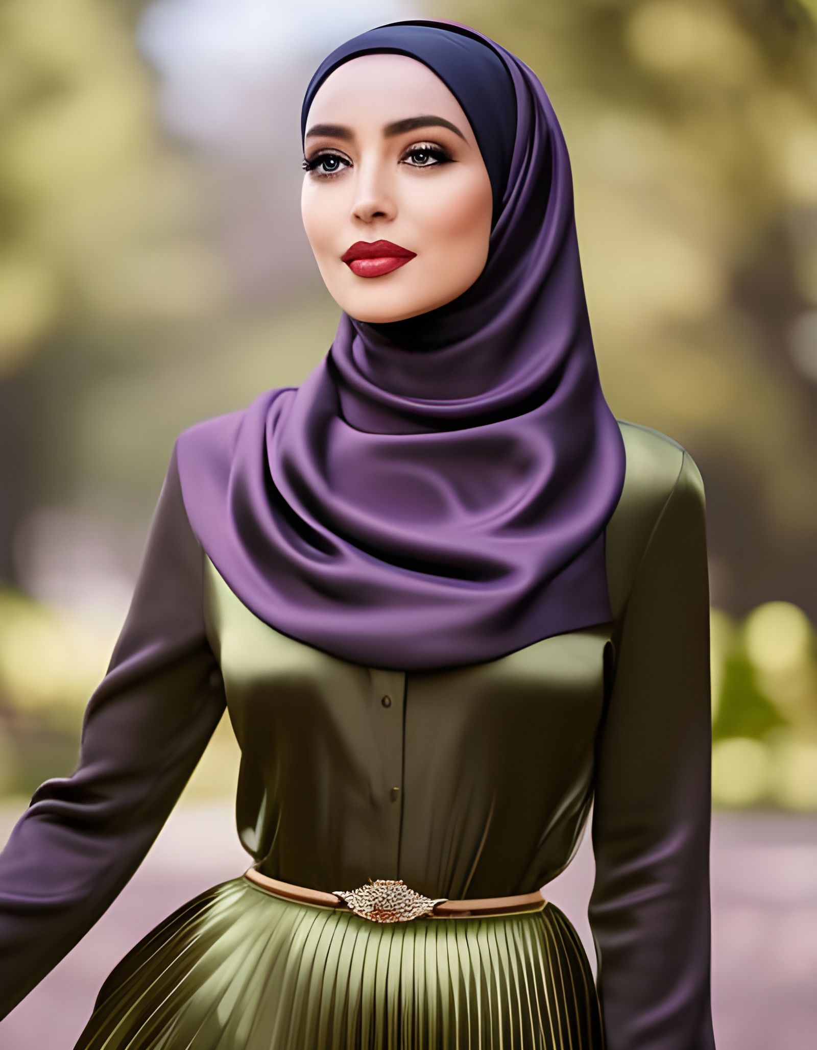 Stylish Confidence - AI Generated Artwork - NightCafe Creator