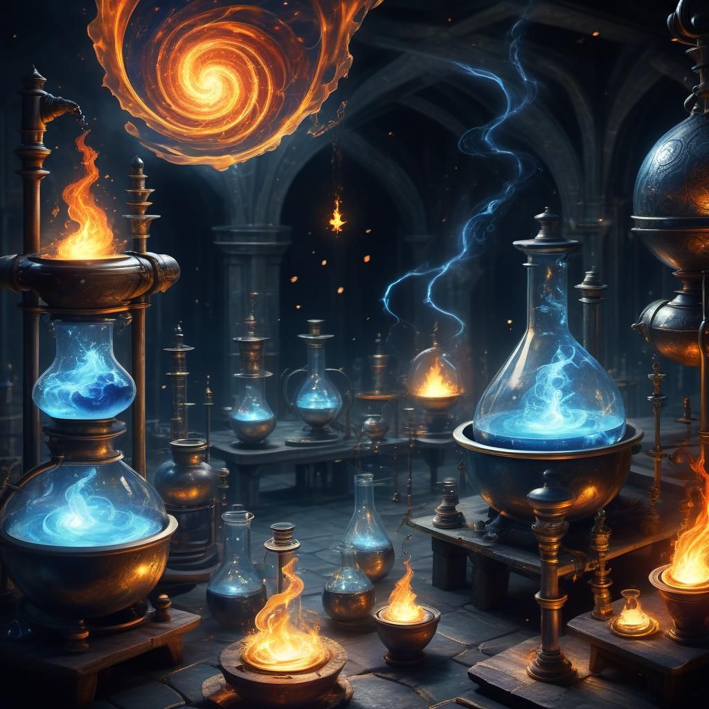 Alchemy - AI Generated Artwork - NightCafe Creator