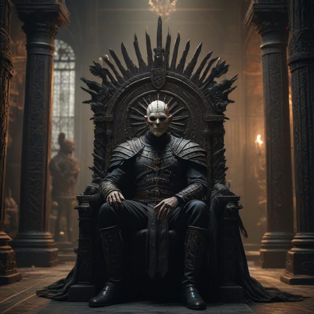 An ancient ultra-realistic Pinhead, from the Hellraiser movie, Olden ...