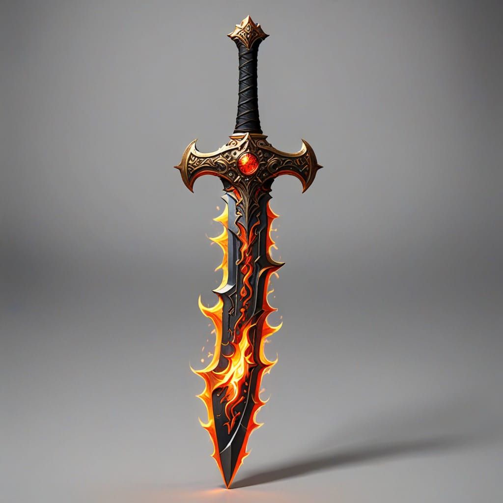 Fire Elemental Sword - Fire Elemental Sword