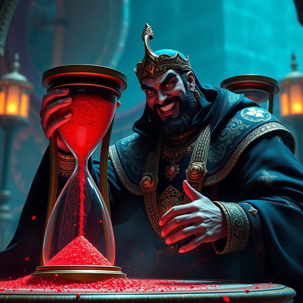 Jafar is ready to rule! - Jafar Scheming with Hourglass, Hyp...