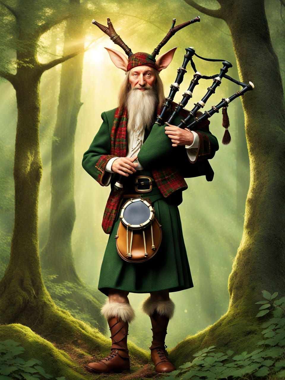 The Scottish Wood Elf - AI Generated Artwork - NightCafe Creator
