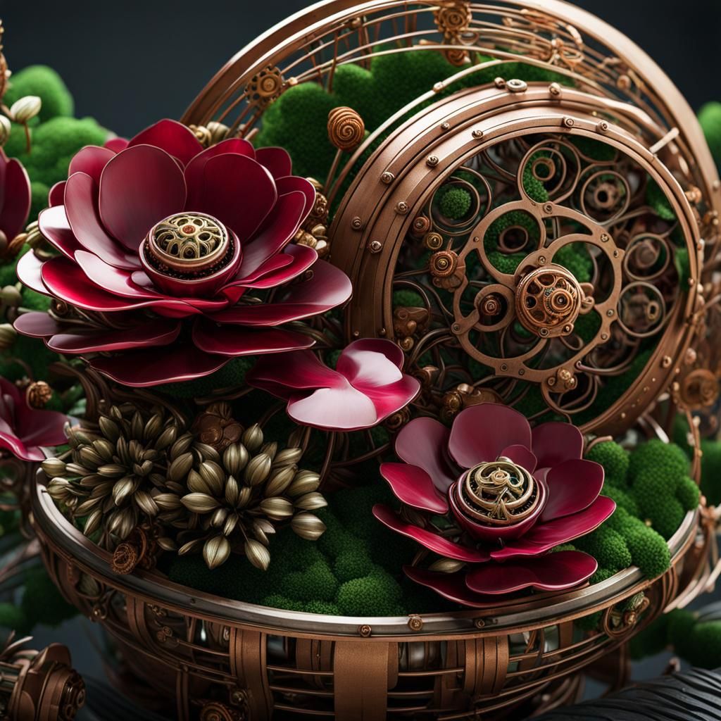 Base Metal Botany (O) - AI Generated Artwork - NightCafe Creator