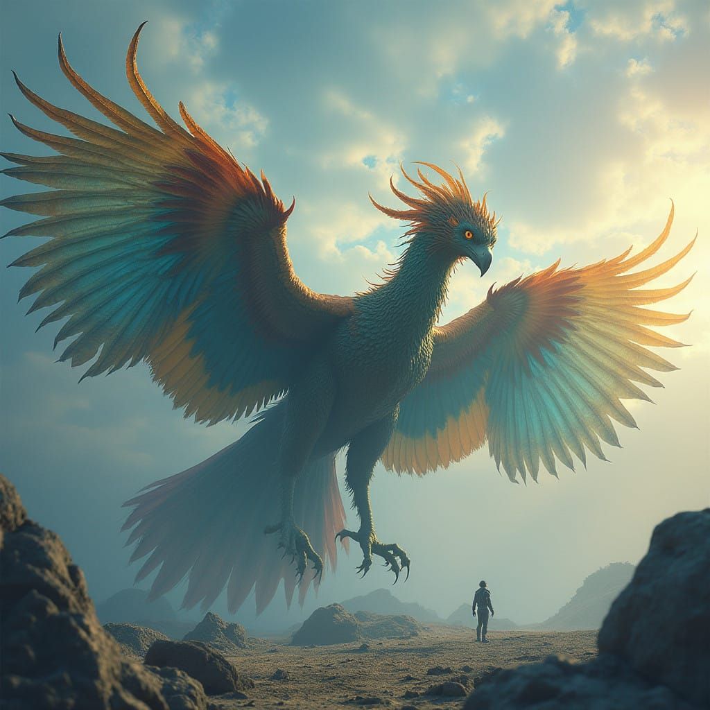 The biggest bird ever - Gargantuan, Mythical Bird soars in ...