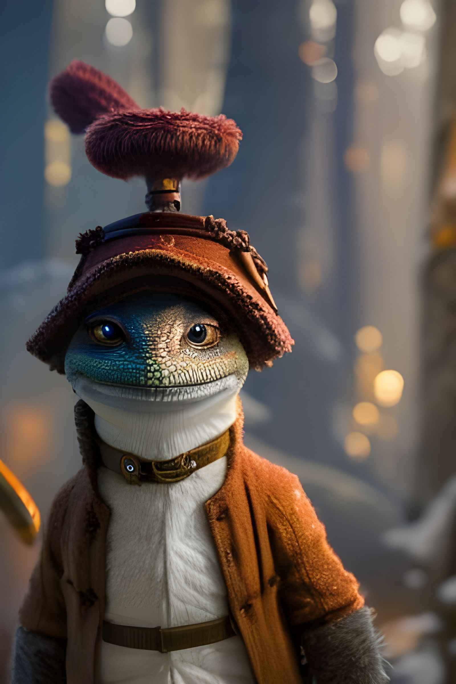 Lizard adventurer - AI Generated Artwork - NightCafe Creator