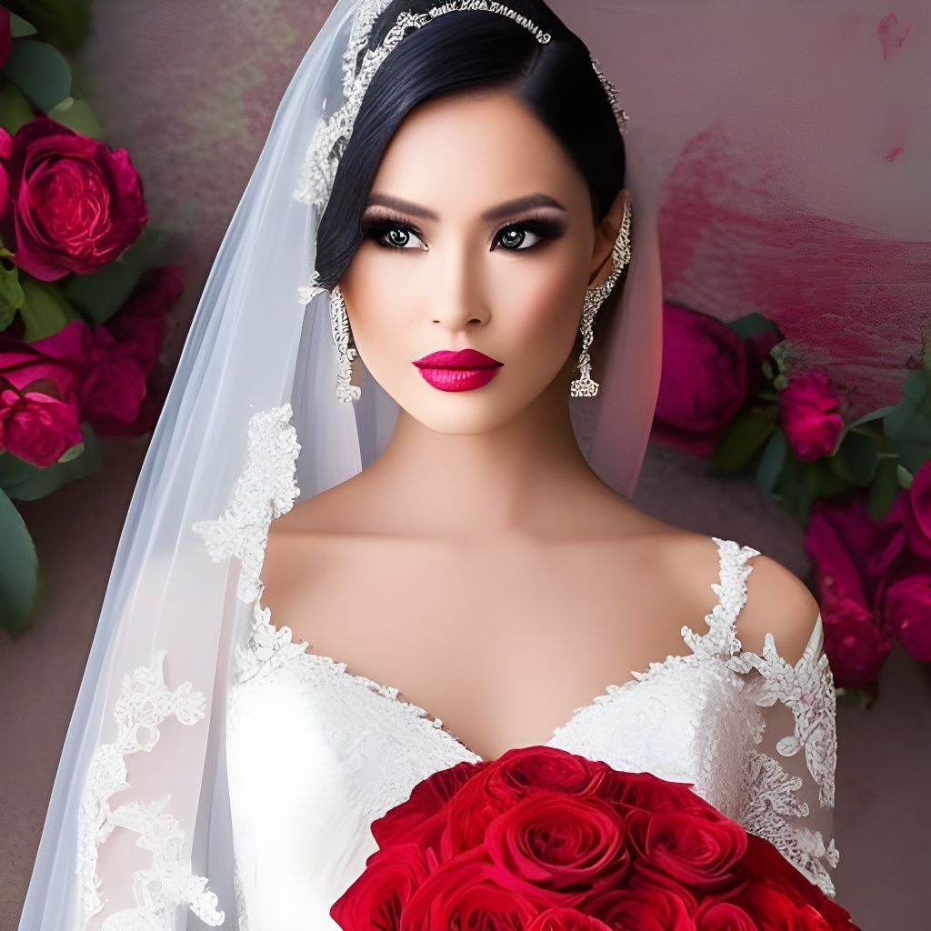 A Beautiful Bride - AI Generated Artwork - NightCafe Creator