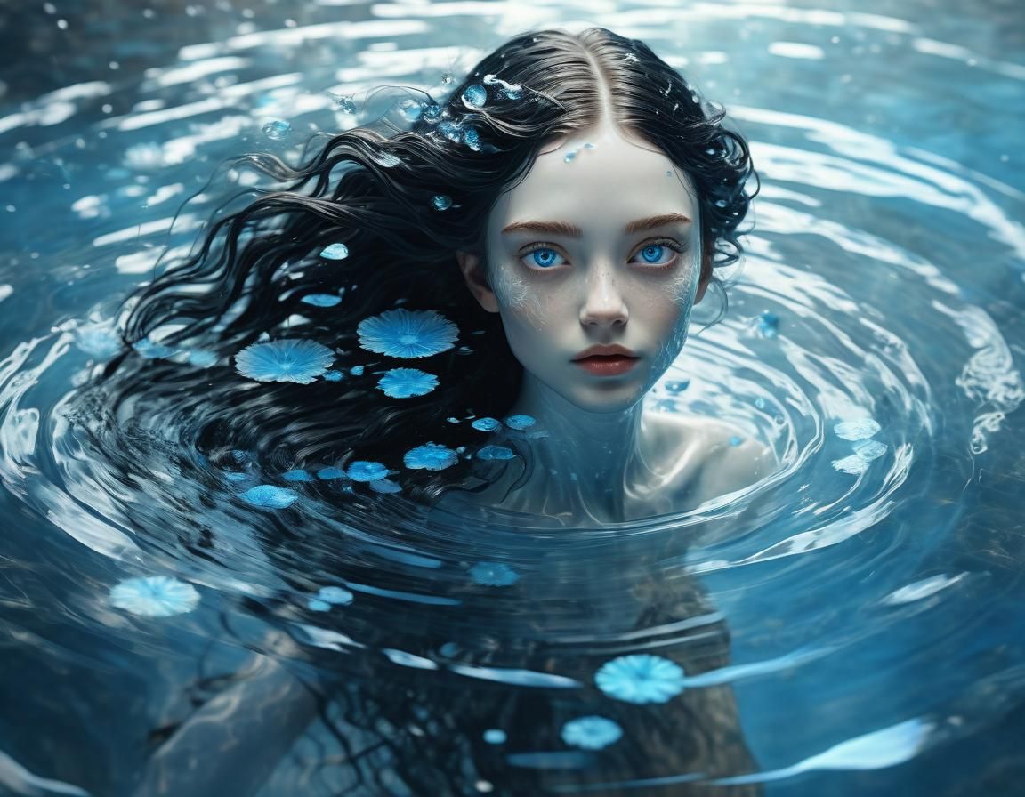 Water Nymph 2 - AI Generated Artwork - NightCafe Creator