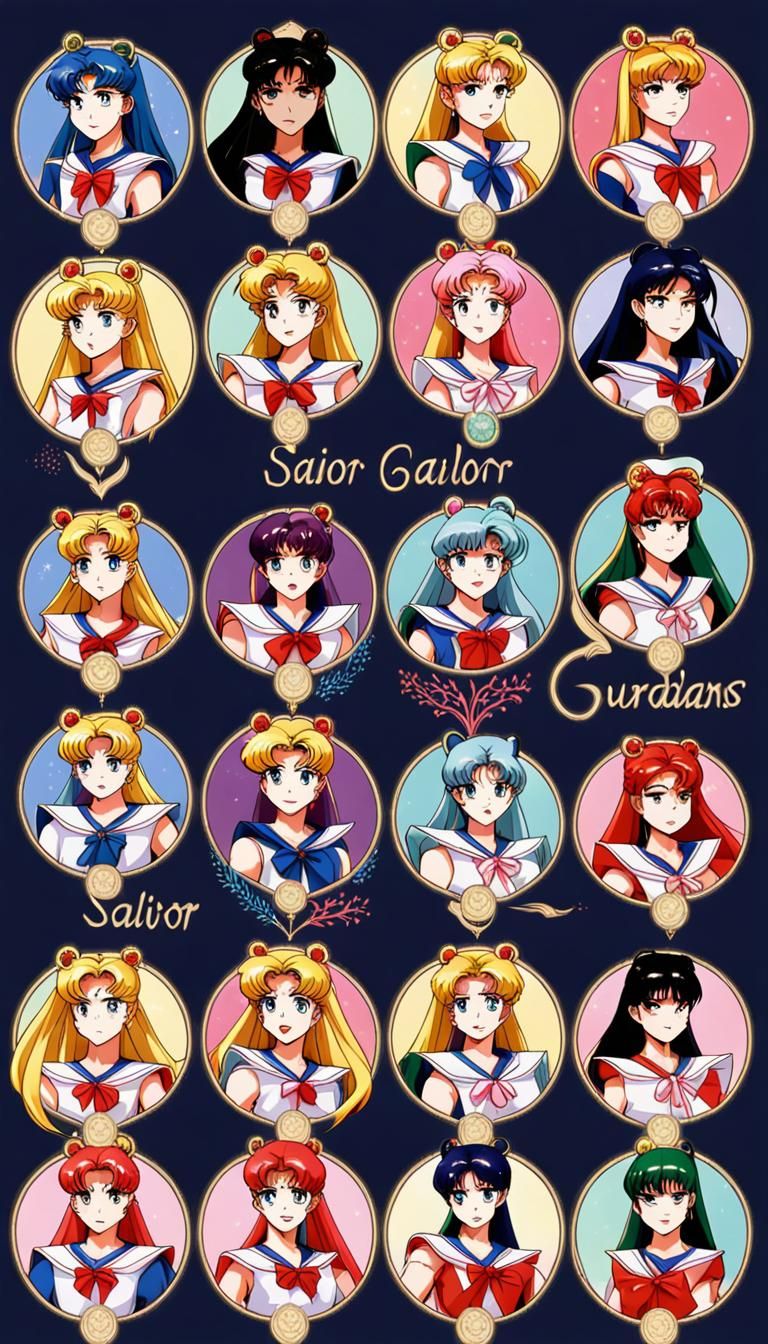 Sailor Guardians - AI Generated Artwork - NightCafe Creator