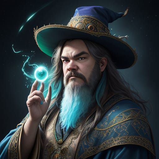 The wizard. - The wizard.