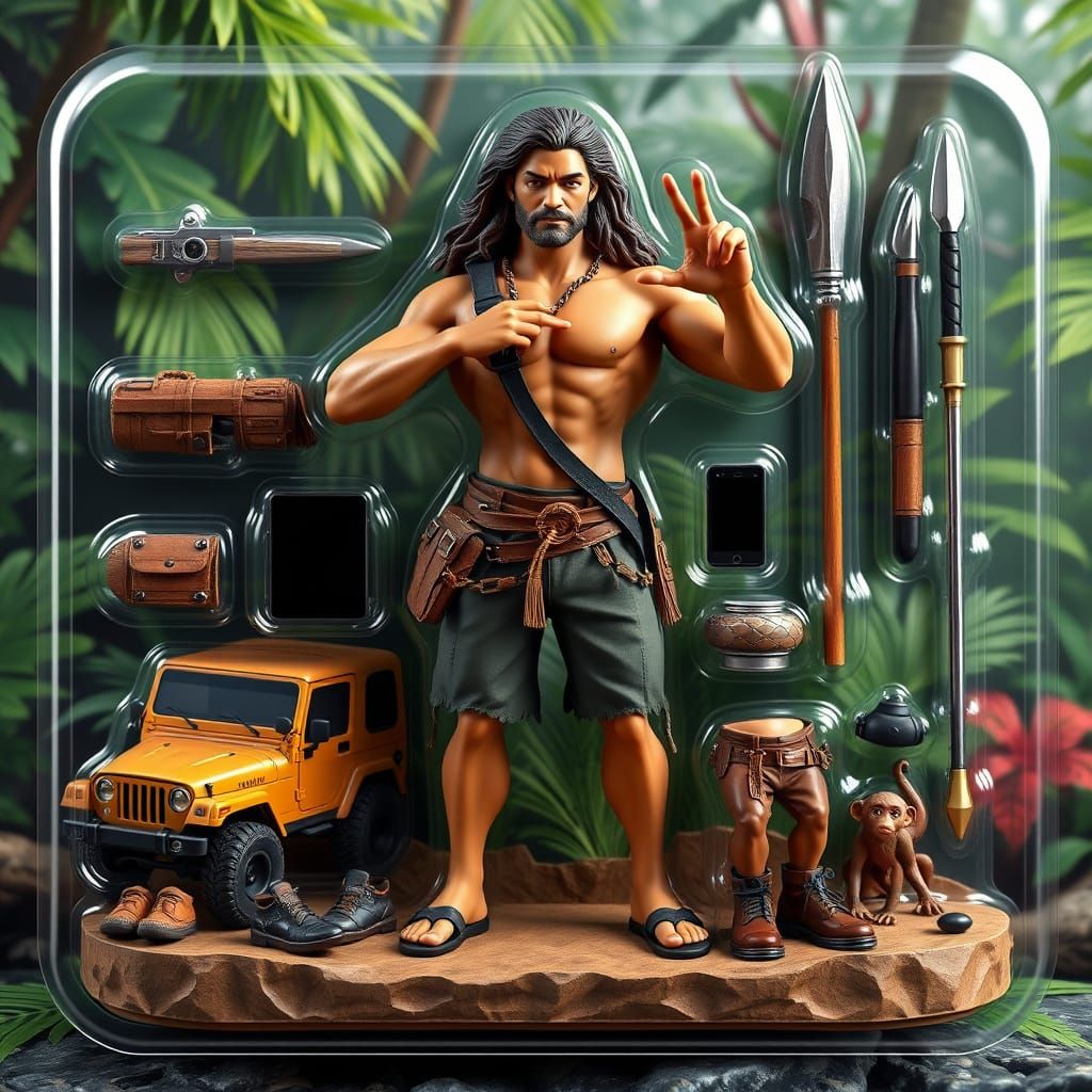 Highly detailed, action-packed toy pack featuring Tarzan
